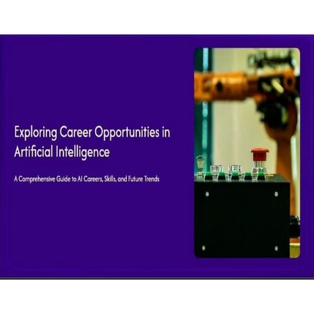 Career opportunities in AI Develop skills in programming, machine ...