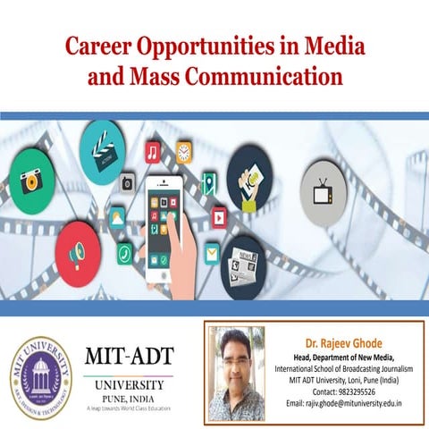 Career opportunities in media | PPTX