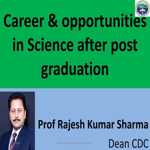 Career And Opportunities After Post Graduation | PPTX