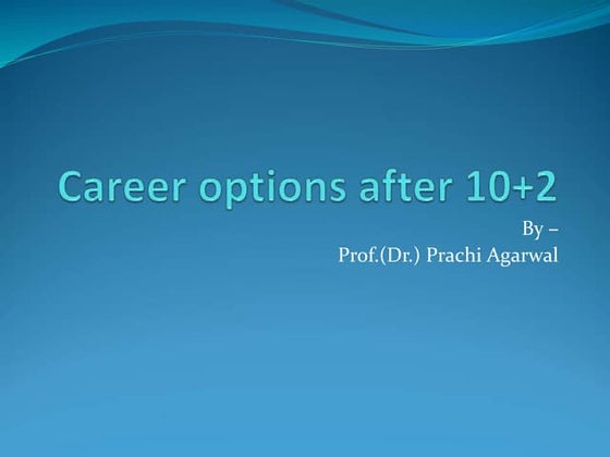 Career options after 10th | PPT