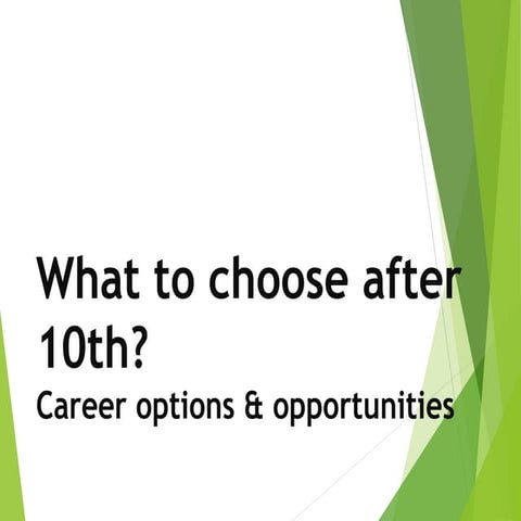 Career options after 10 th.pptx