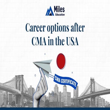 Career Options After CMA Certification in the USA | PDF