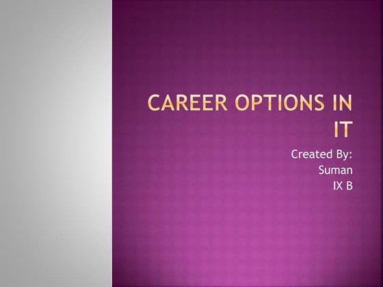 Top 5 Career Options After Completing IT Engineering in 2022 | PDF