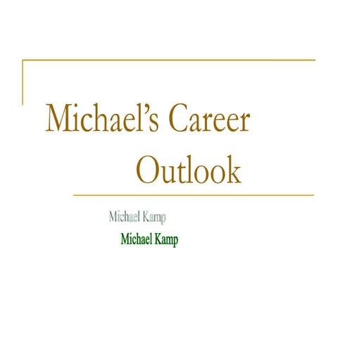 Career Outlook | PPT