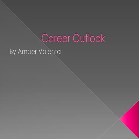 Career Outlook | PPTX