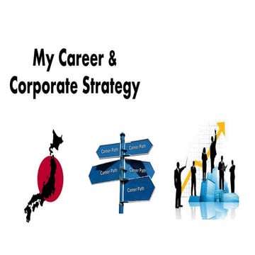 My career path & Corporate strategy | PDF
