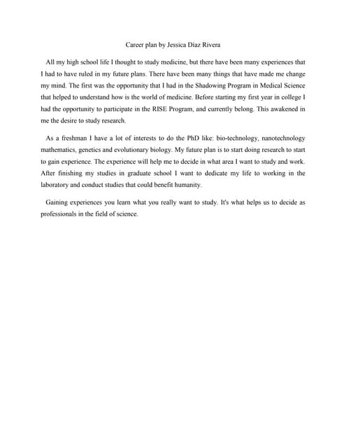 Personal career narrative_JHurley_LI | PPT