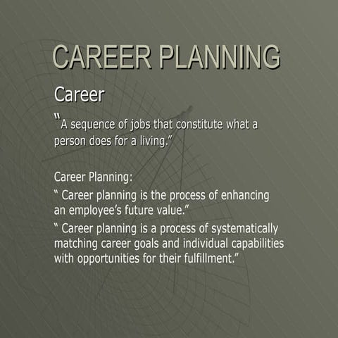 Career Planning | PPT