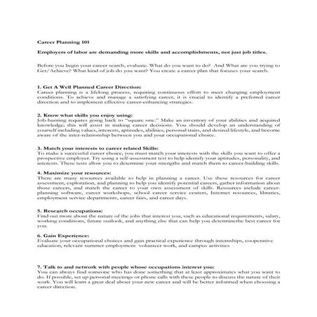 12 Important Steps For Building Your Career Path | Future Education ...