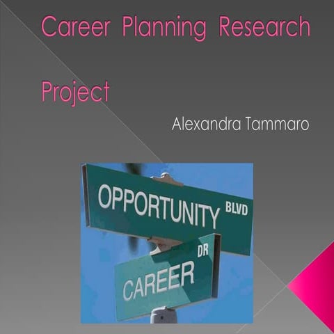 Career project | PPT
