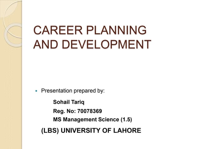 Early stage career planning and Stress Management | DOCX | Career Planning | Careers