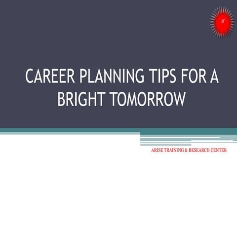 BUILDING YOUR FUTURE BRIGHT - ROBY VINCENT | PPT