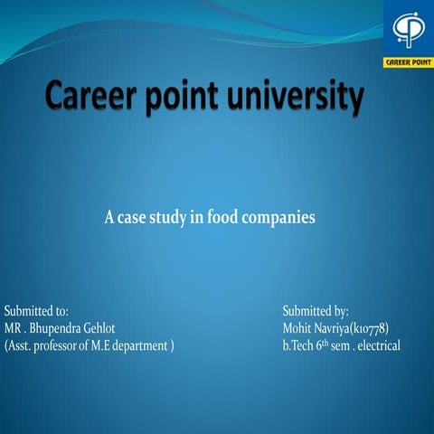Career point university | PPTX | Business | Business and Finance