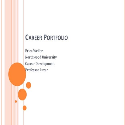 Career portfolio | PPT