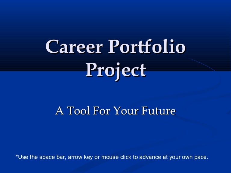 Career portfolio (introduction)
