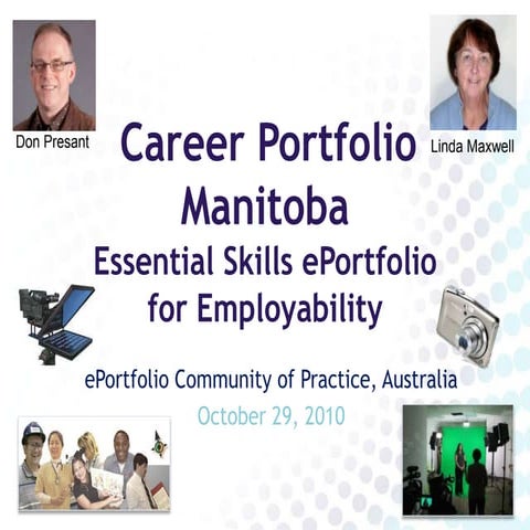 Career Portfolio Manitoba: ePortfolio for Employability | PPTX ...