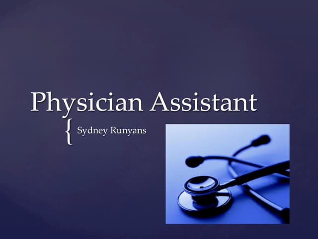 Medical Assistant Powerpoint | PPT