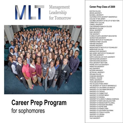 MLT Career Prep Program 2009 | PPT