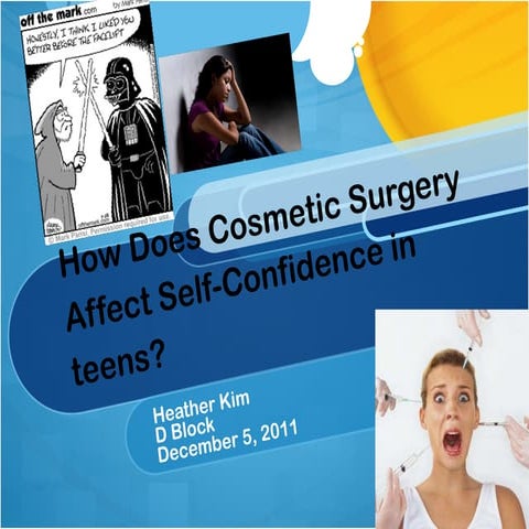 Teens & Cosmetic Surgery | PPTX