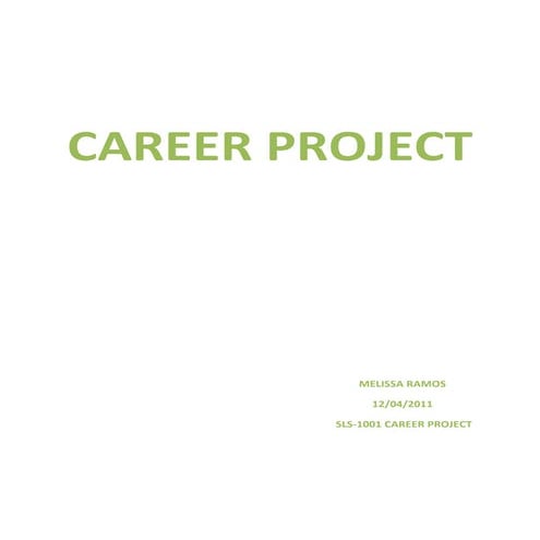 Career project | DOCX