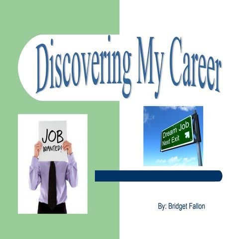 My Career Project | PPT