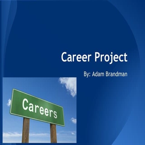 Career project presentation | PDF
