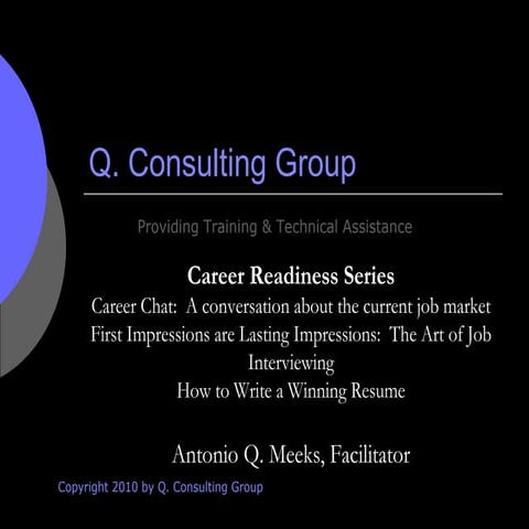Career readiness series | PPT