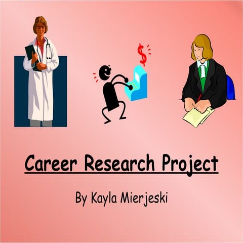Career Research Project | PPT