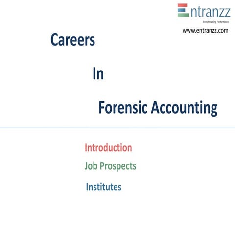 Careers in forensic science | PPTX