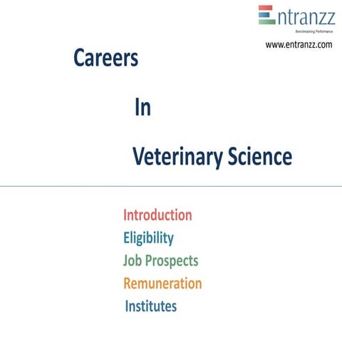 Careers in veterinary science | PPTX