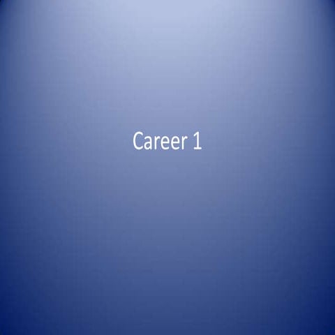 Careers I'm Interested In | PPT
