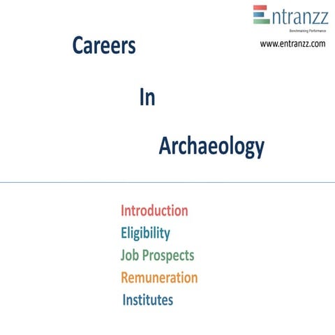 Careers in archaeology | PPTX