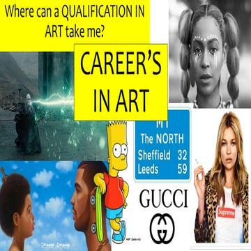 Careers in art lesson | PPTX