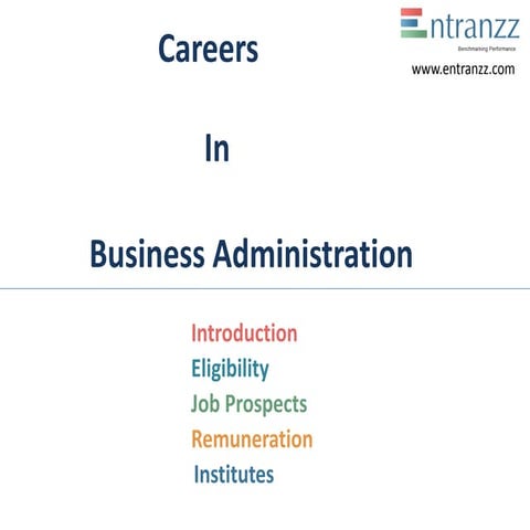 Careers in business administration | PDF