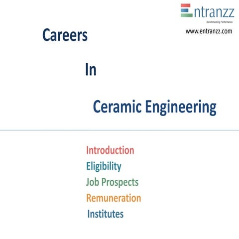 Careers in ceramic engineering | PDF
