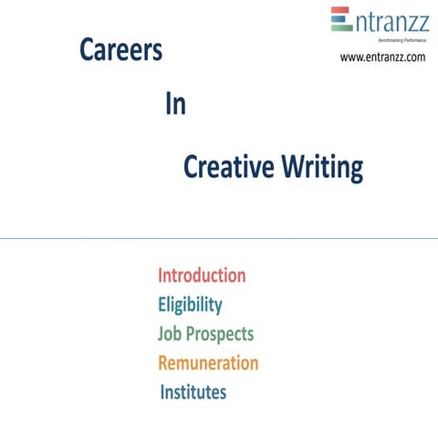Careers in creative writing | PPT