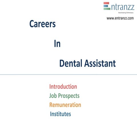 Careers in dental assistant | PPT