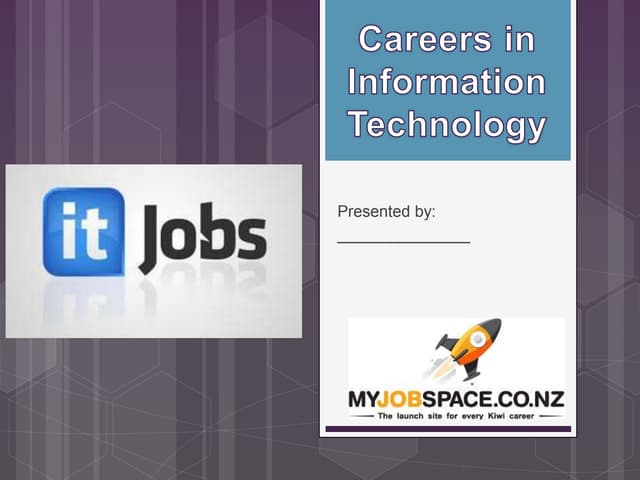 Career Paths in Tech | PPTX