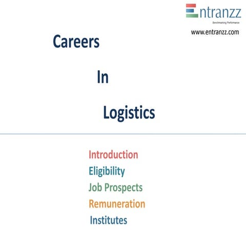 Careers in logistics | PDF | Logistics and Transportation Industry ...