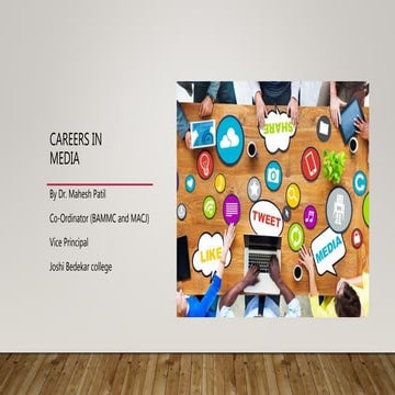 Careers in media | PPTX