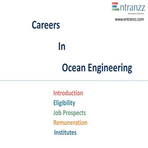 Careers in ocean engineering | PDF