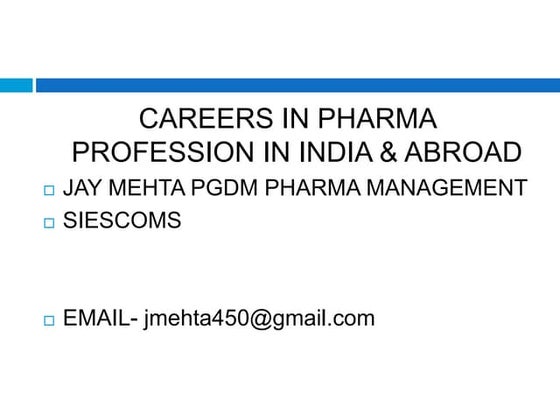 Pharmaceutical Industry Departments roles and responsibilities manasa ...