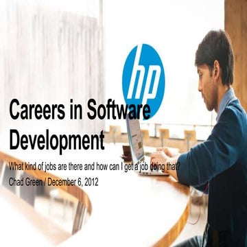 Careers in software development | PPTX