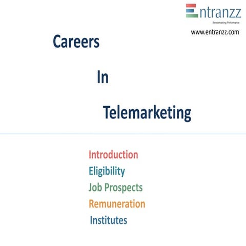 Careers in telemarketing | PPT