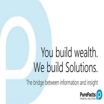 PureFacts Financial Solutions Inc. | PPTX