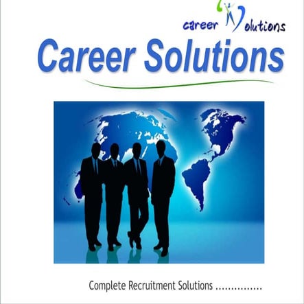 Career solutions brochure | PPT