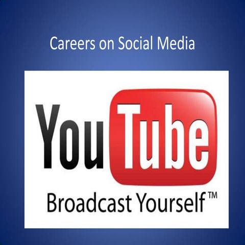Careers on social media | PPT