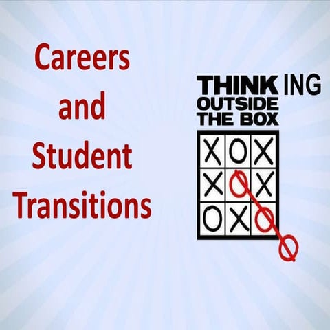 Careers & Student Transitions | PPT | Education