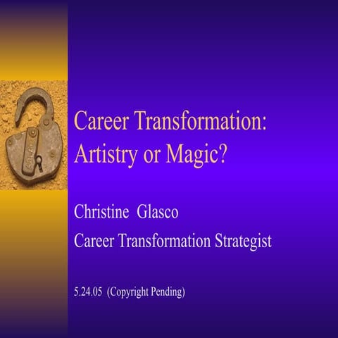 Career Transformation Presentation | PPT