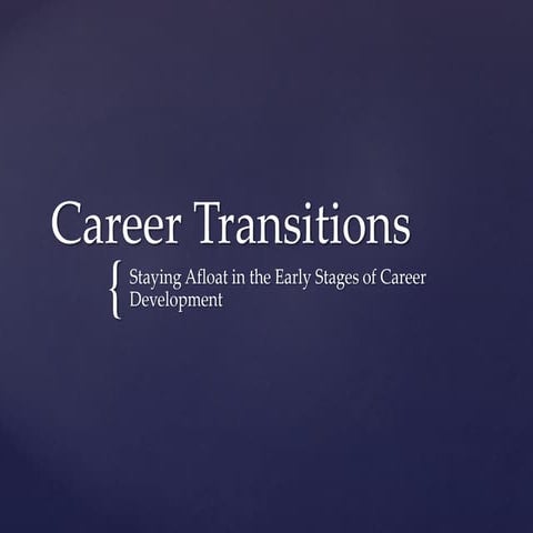 Career Transitions | PPT